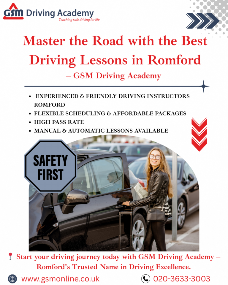 Master the Road with the Best Driving Lessons in Romford