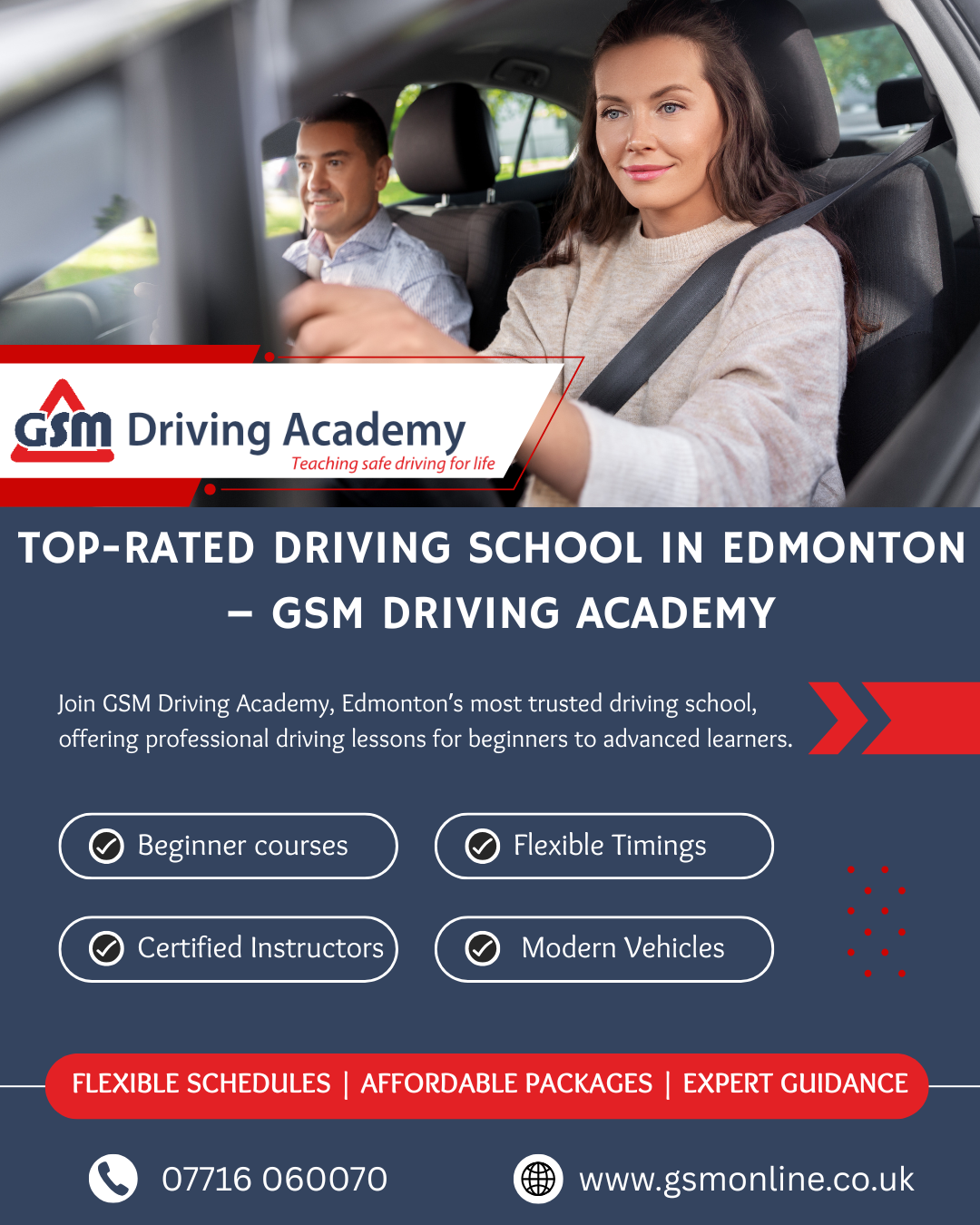 Top-Rated Driving School in Edmonton - GSM Driving Academy